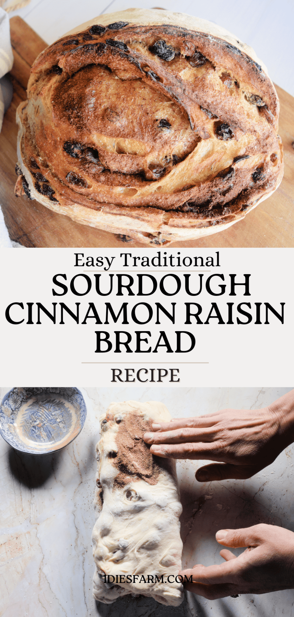 The Best Cinnamon Raisin Sweet Sourdough Bread Recipe - Idie's Farm
