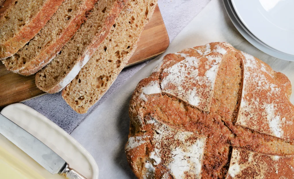 Simple Rustic Whole Wheat Sourdough Bread Recipe - Idie's Farm