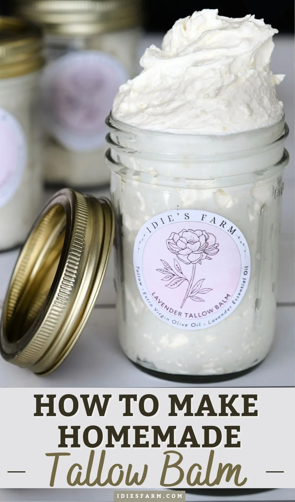 How to Make Homemade Whipped Tallow Balm (Diy Recipe) - Idie's Farm