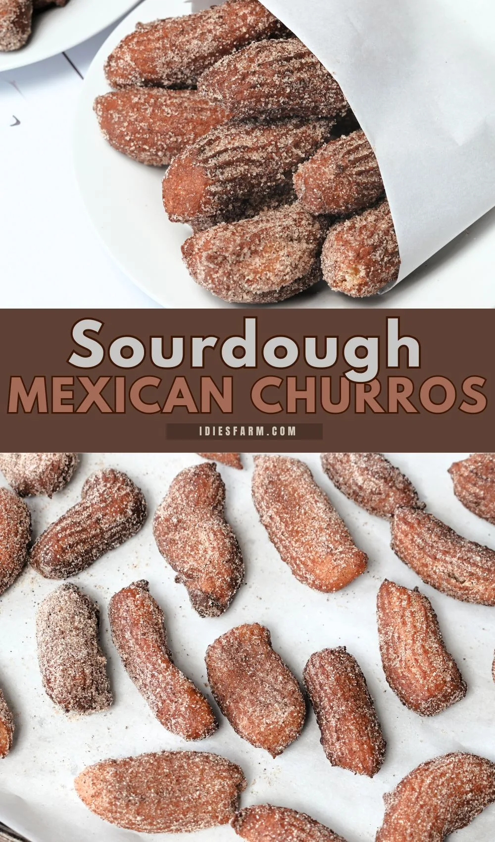 Milled Wheat Sourdough Discard Mexican Churros Recipe - Idie's Farm
