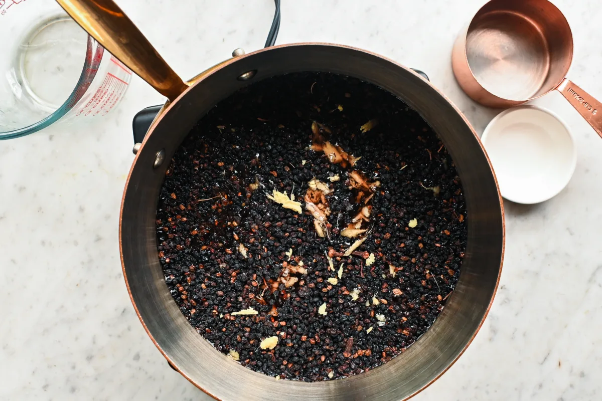 Elderberry Syrup Recipe (with Fresh or Dried Elderberries) - Idie's Farm