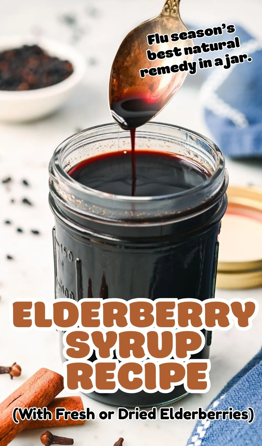 Elderberry Syrup Recipe (with Fresh or Dried Elderberries) - Idie's Farm