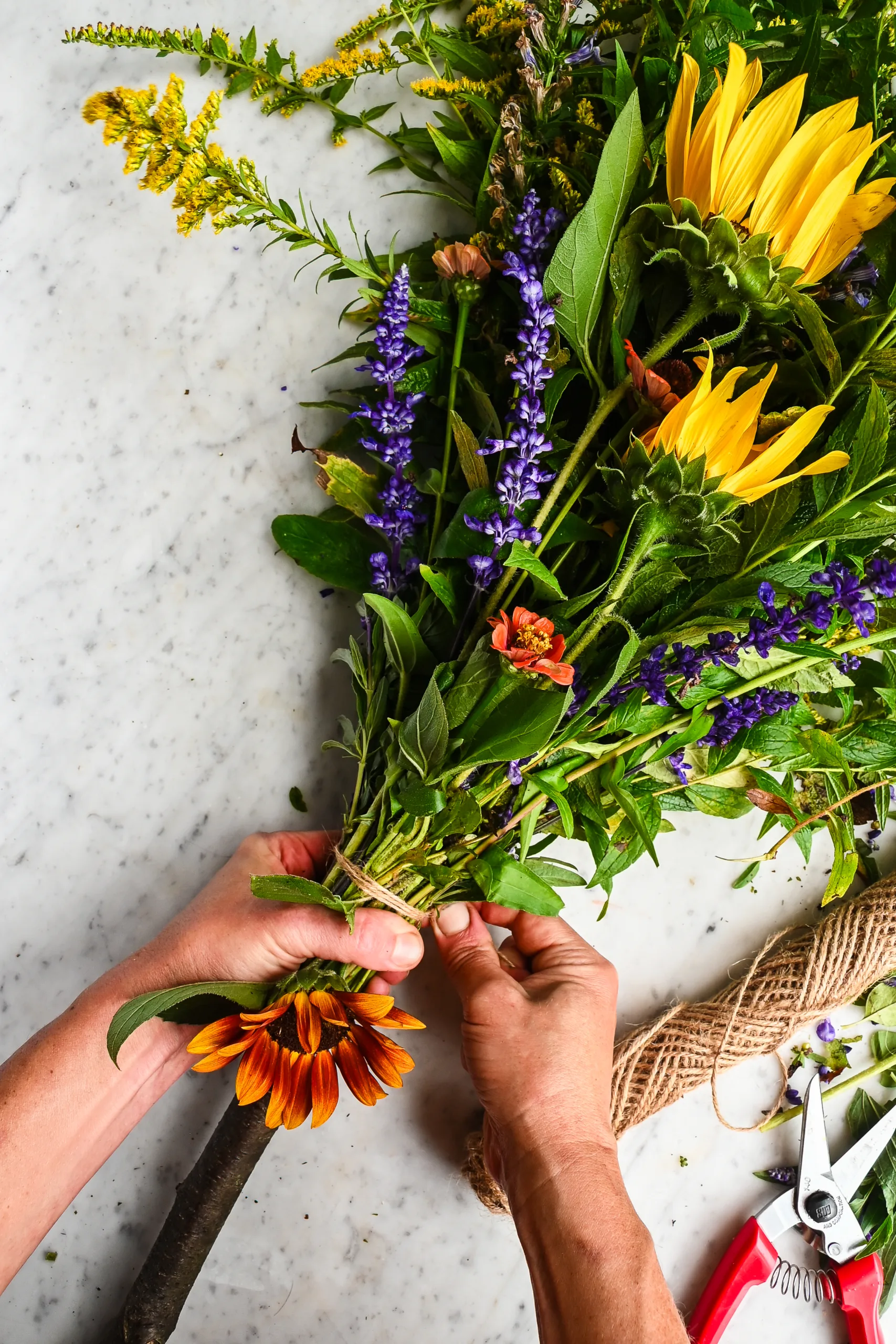 DIY Rustic Fall Broom Decor (Made with Fresh or Dried Flowers) - Idie's ...
