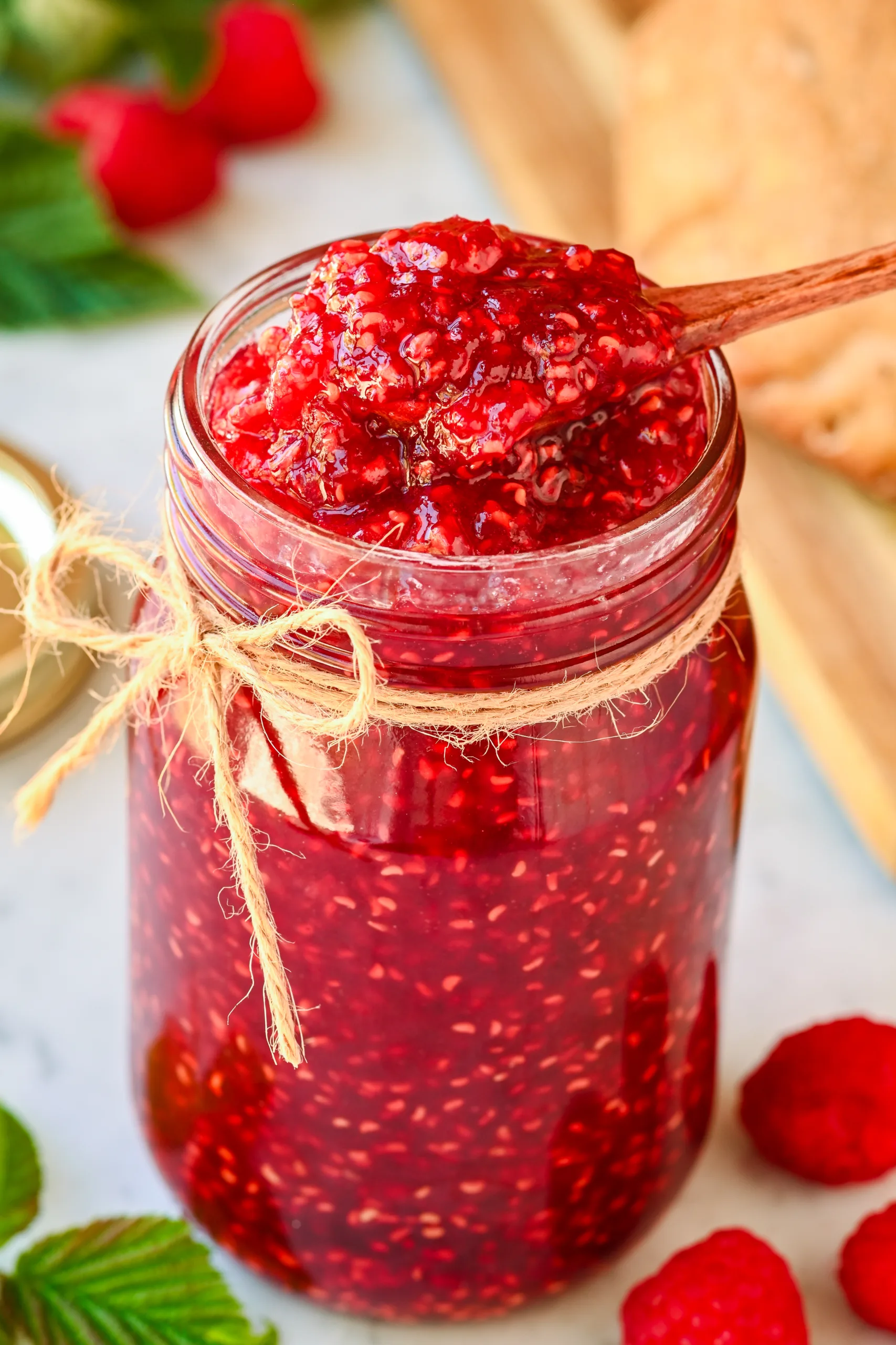 Homemade Raspberry Jam (Easy, No Pectin Needed!) - Idie's Farm