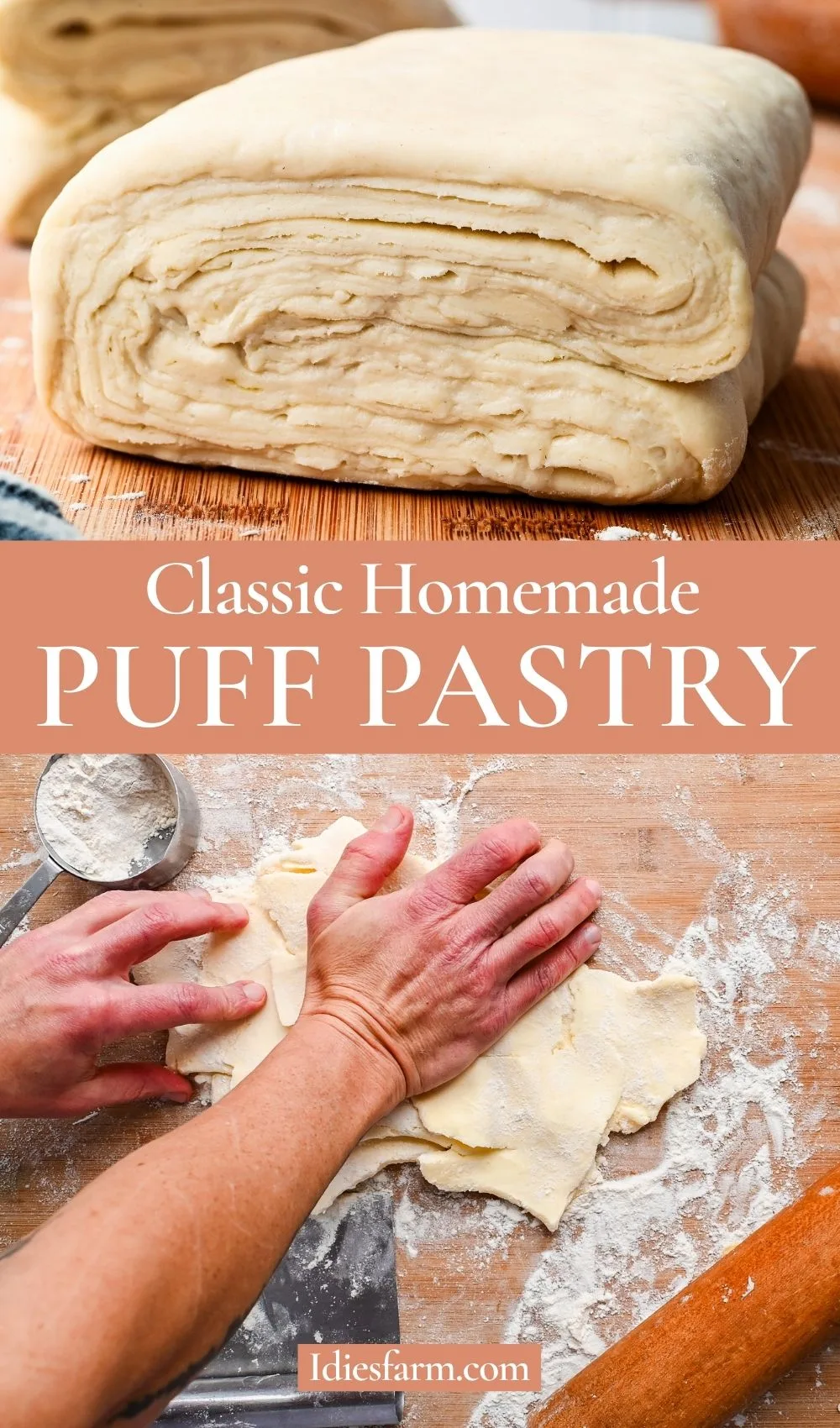 Traditional Homemade Puff Pastry Recipe (Classic Flaky Butter Layers ...